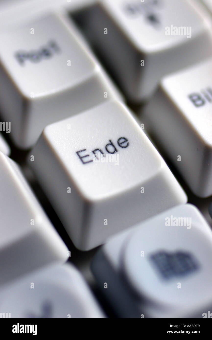 computer key end Stock Photo - Alamy