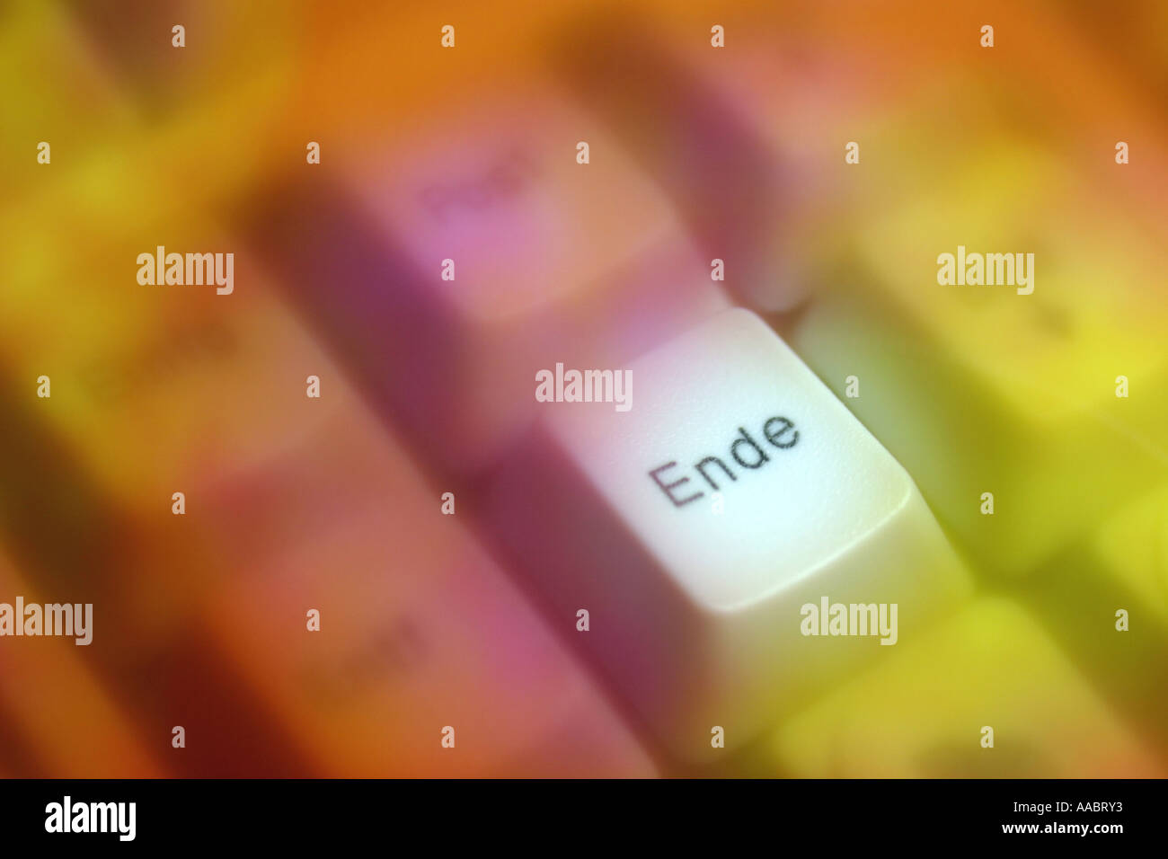 computer key end Stock Photo - Alamy