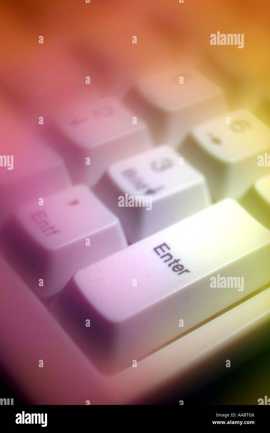computer key enter Stock Photo - Alamy