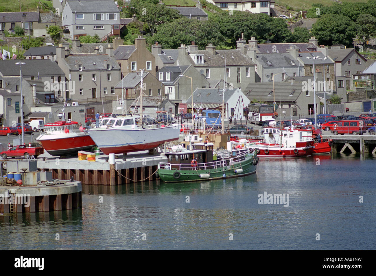 stromness harbour isle of orkney scotland uk gb Stock Photo - Alamy