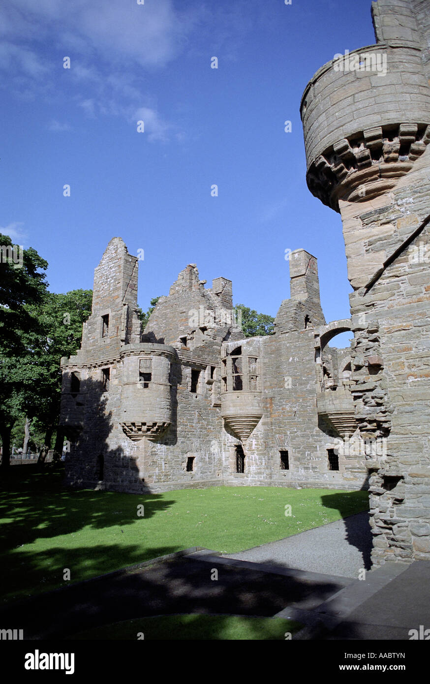 kirkwall earls palace isle of orkney scotland uk gb Stock Photo - Alamy