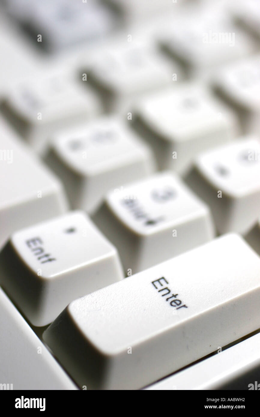 computer key enter Stock Photo - Alamy