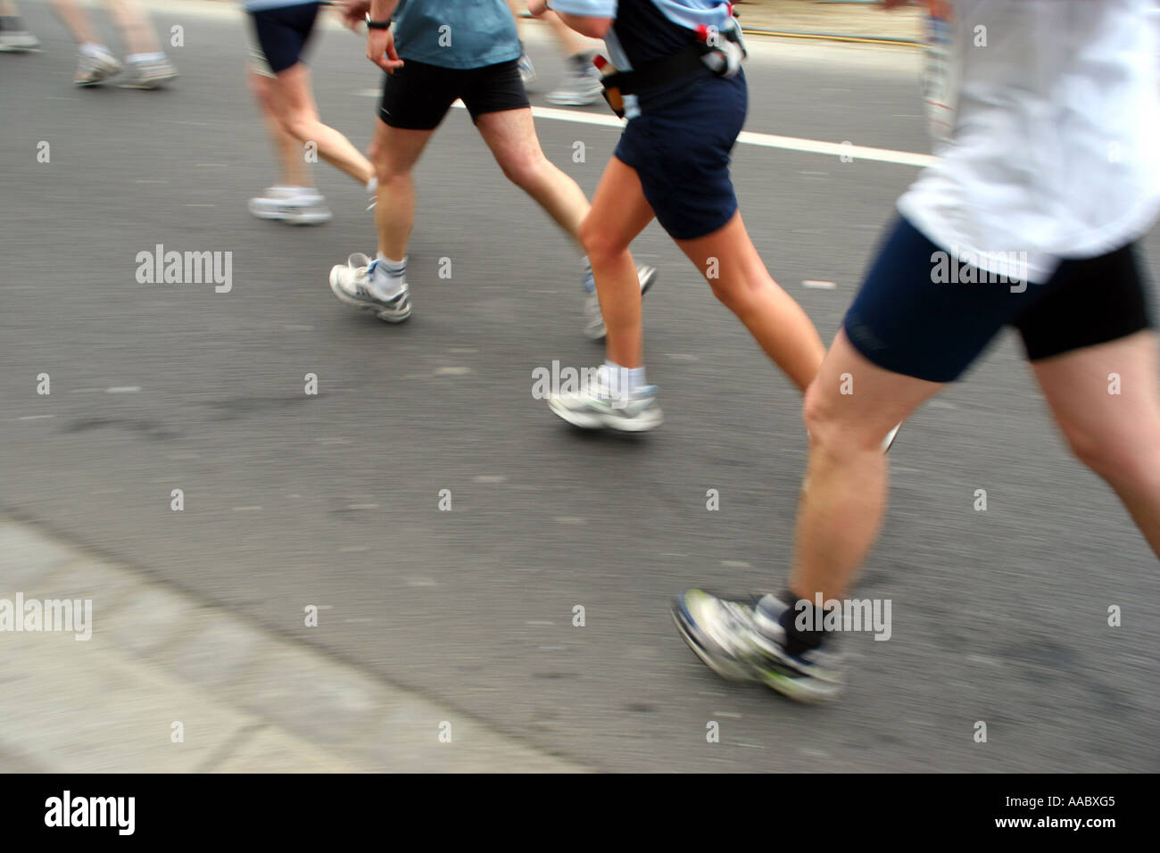 legs of marathon runners Stock Photo - Alamy