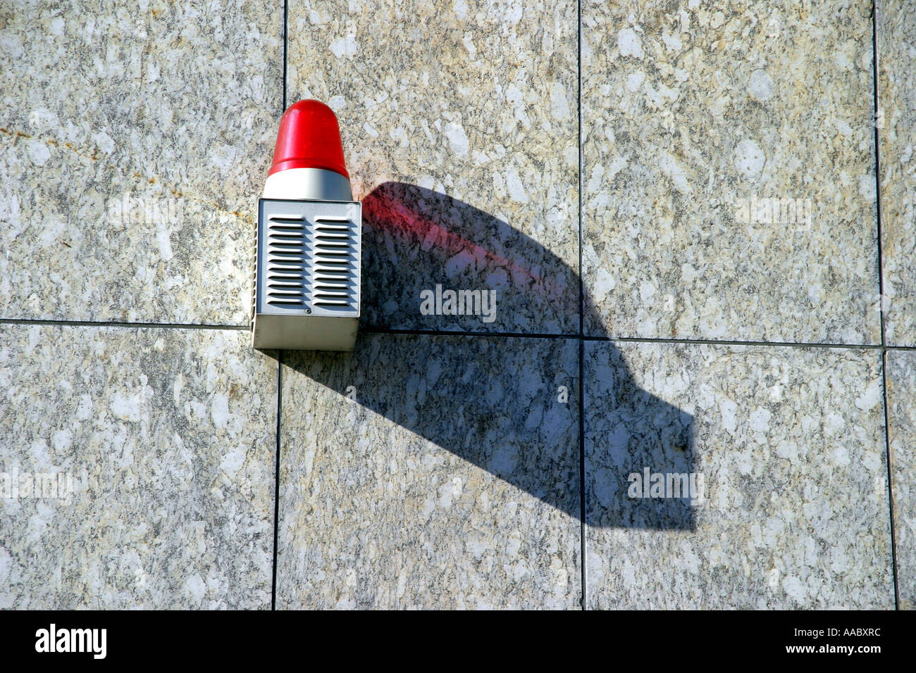 Warning light of a alarm system Stock Photo - Alamy