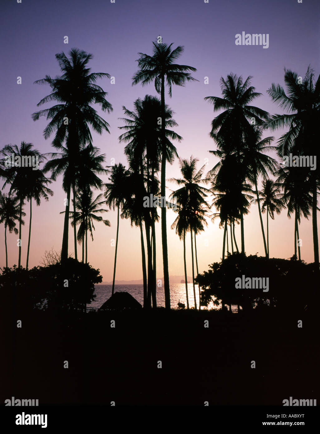 Sunset Krabi Thailand Stock Photo - Alamy