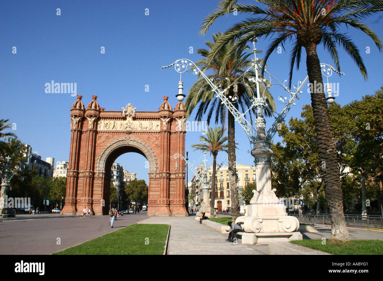 Arc de Triomf Stock Photo - Alamy