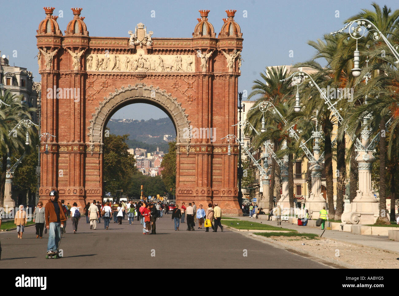Arc de Triomf Stock Photo - Alamy