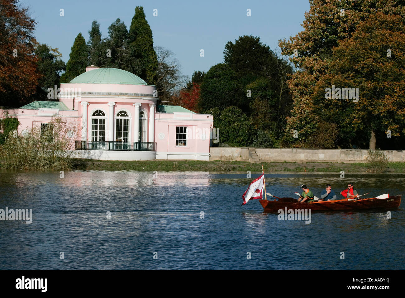The pavillion on the river Thames Old Isleworth near Syon Park West ...