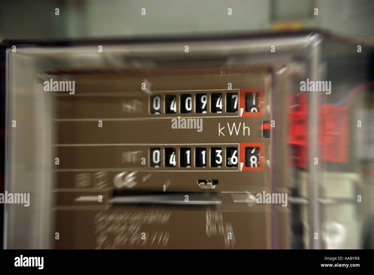 electricity meter;electric meter Stock Photo - Alamy
