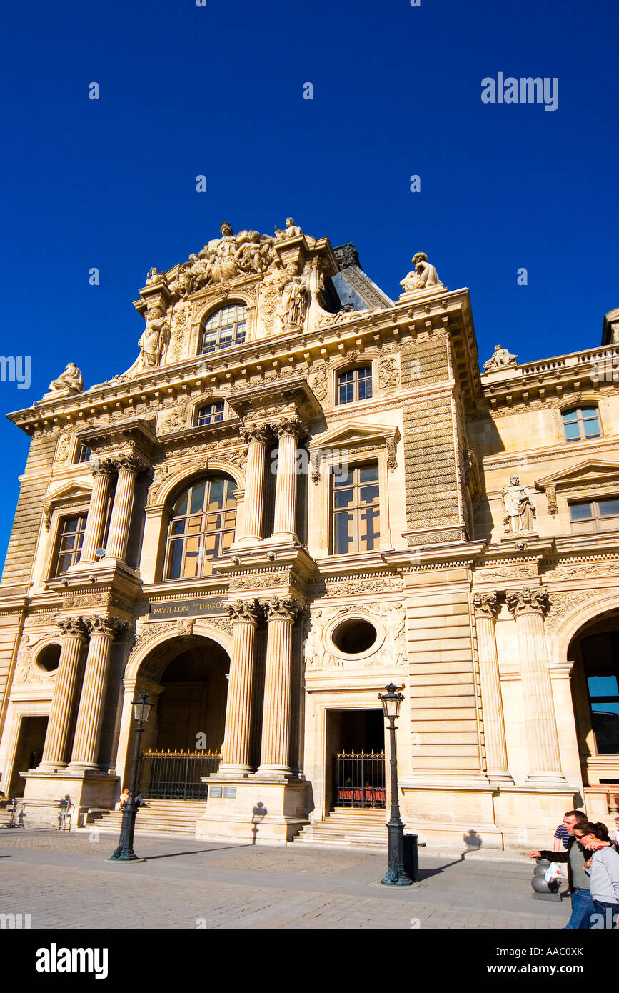 The Denon wing of the Louvre Museum Paris France Stock Photo - Alamy