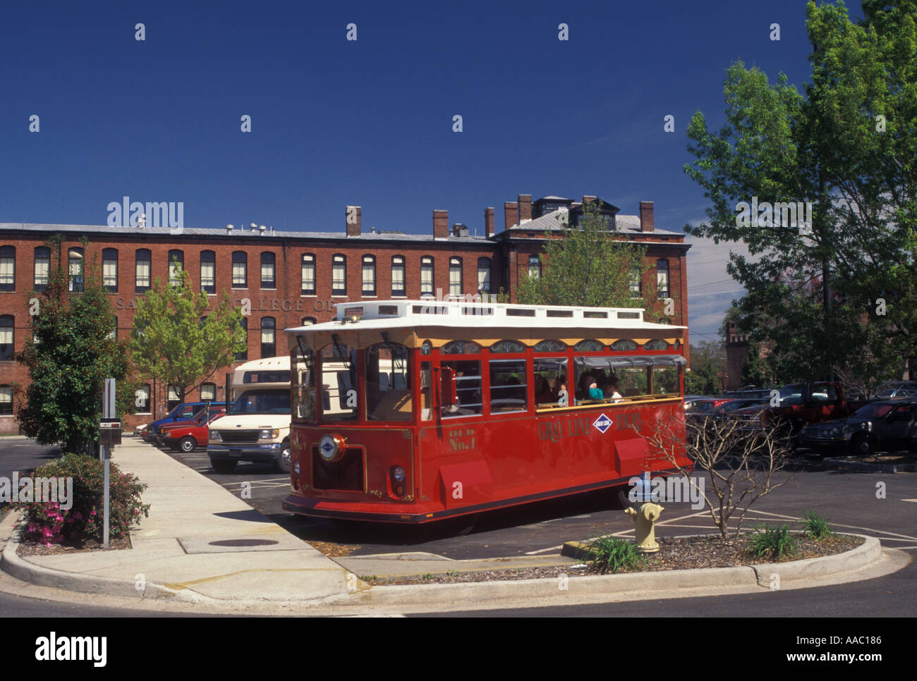 Trolley bus savannah georgia usa hi-res stock photography and images ...