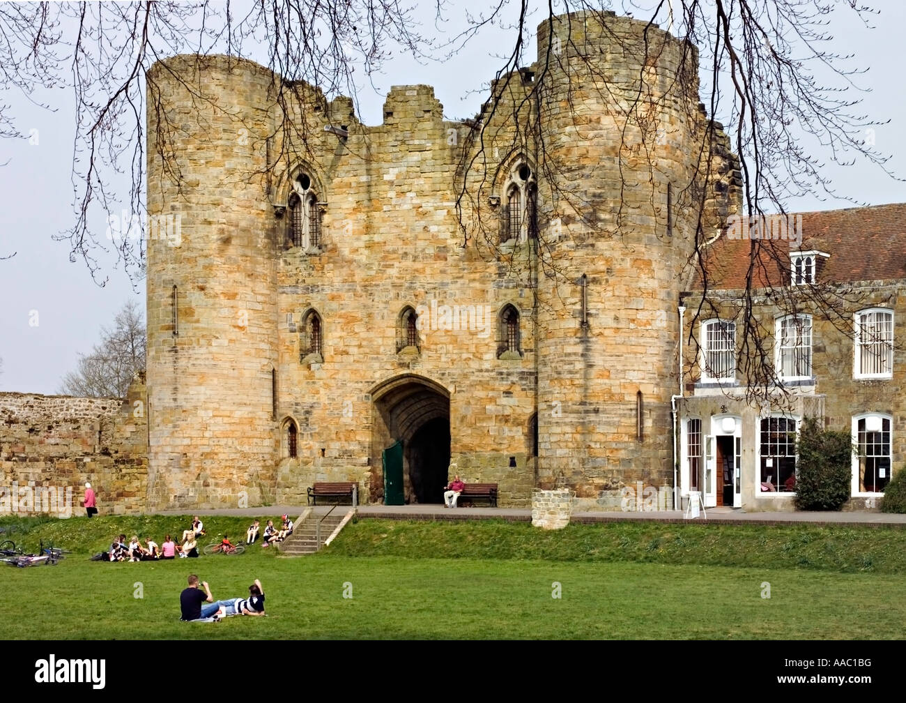 Tonbridge Castle, Tonbridge, Kent, England Stock Photo - Alamy