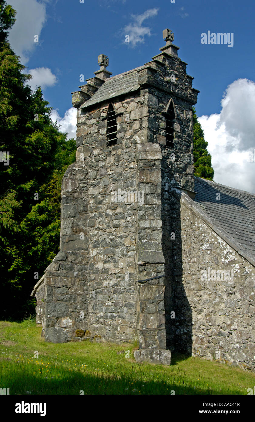 West Tower. Matterdale Church. Lake District National Park, Cumbria ...
