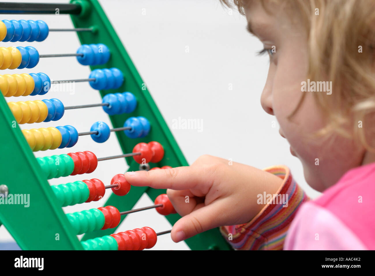 Child with abacus Stock Photo - Alamy