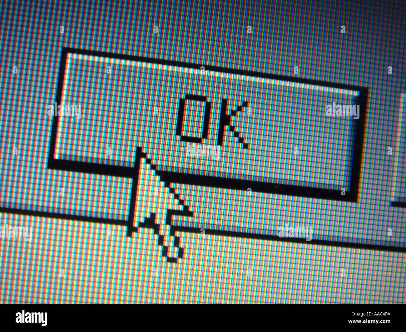 Pointer of mouse ok Stock Photo - Alamy