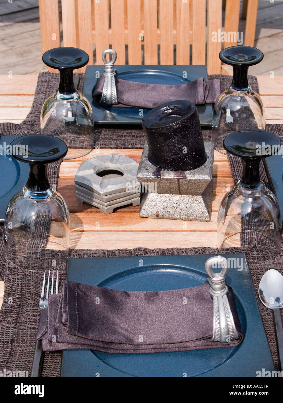 novel table setting design to resemble things from a tin mine Phuket ...