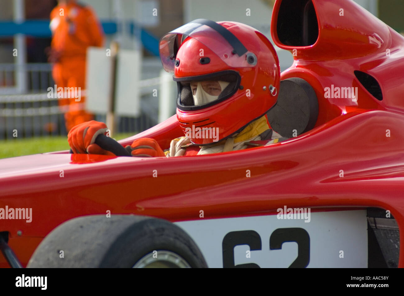 Driver at the ready Stock Photo - Alamy