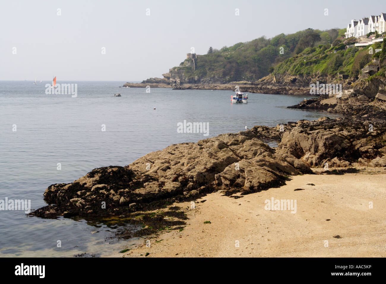 The Fal estuary, Fowey, Cornwall, UK Stock Photo - Alamy