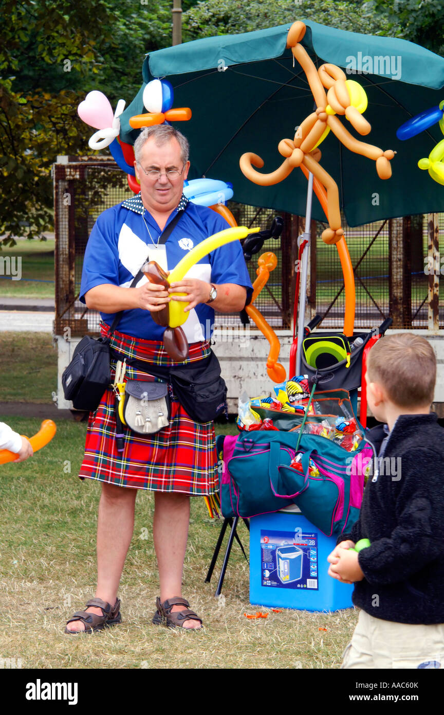 Man modelling balloons Stock Photo - Alamy