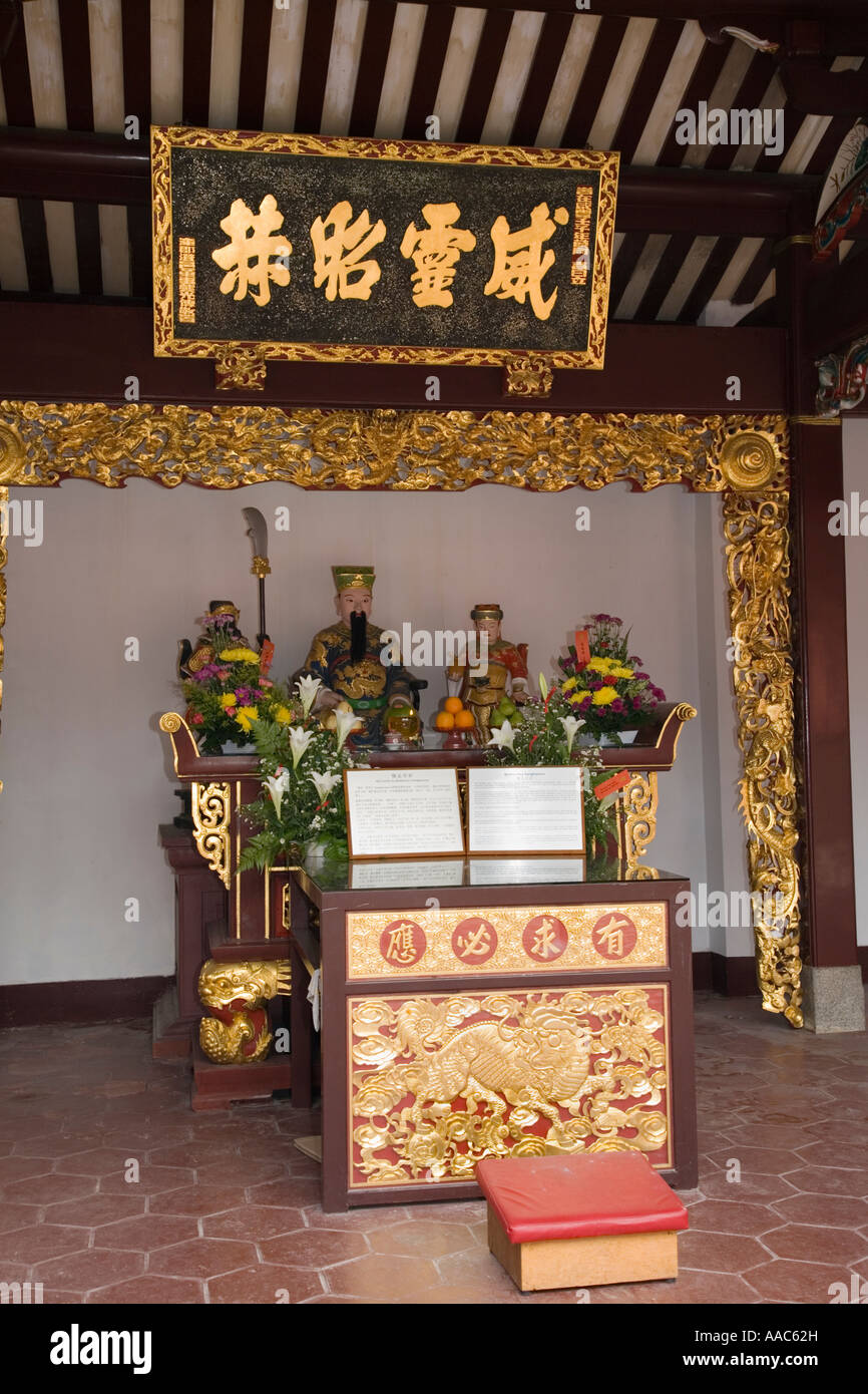 Shrine to Bodhisattra Sangharama at Thian Hock Keng Temple of Heavenly ...