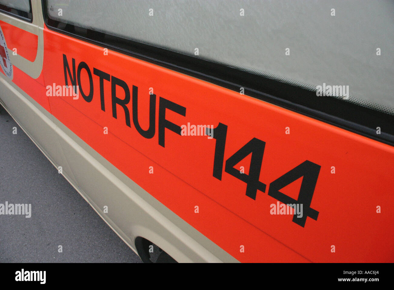 Austrian Red cross at mission Stock Photo - Alamy