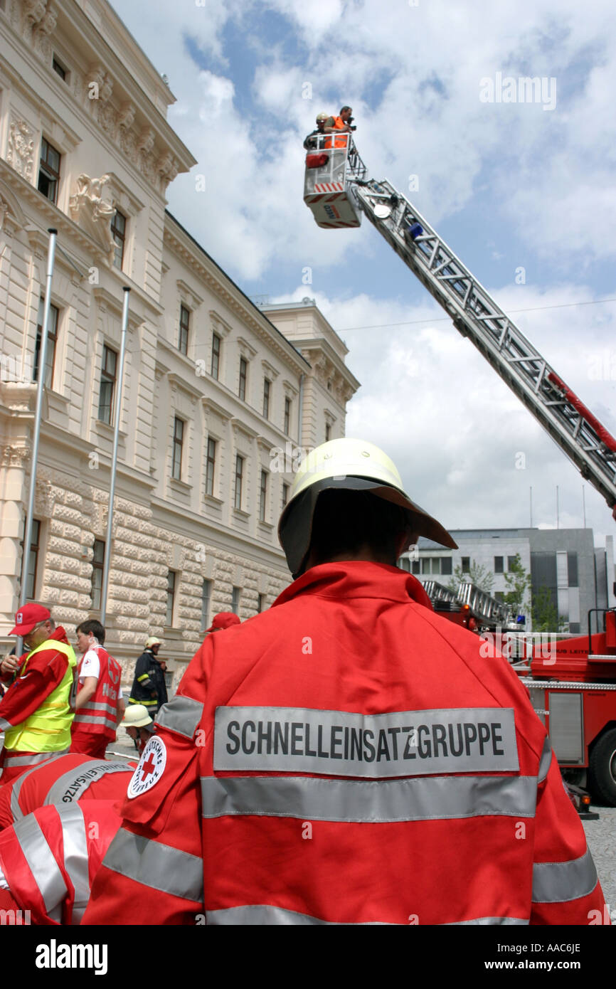 German red cross at mission Stock Photo - Alamy