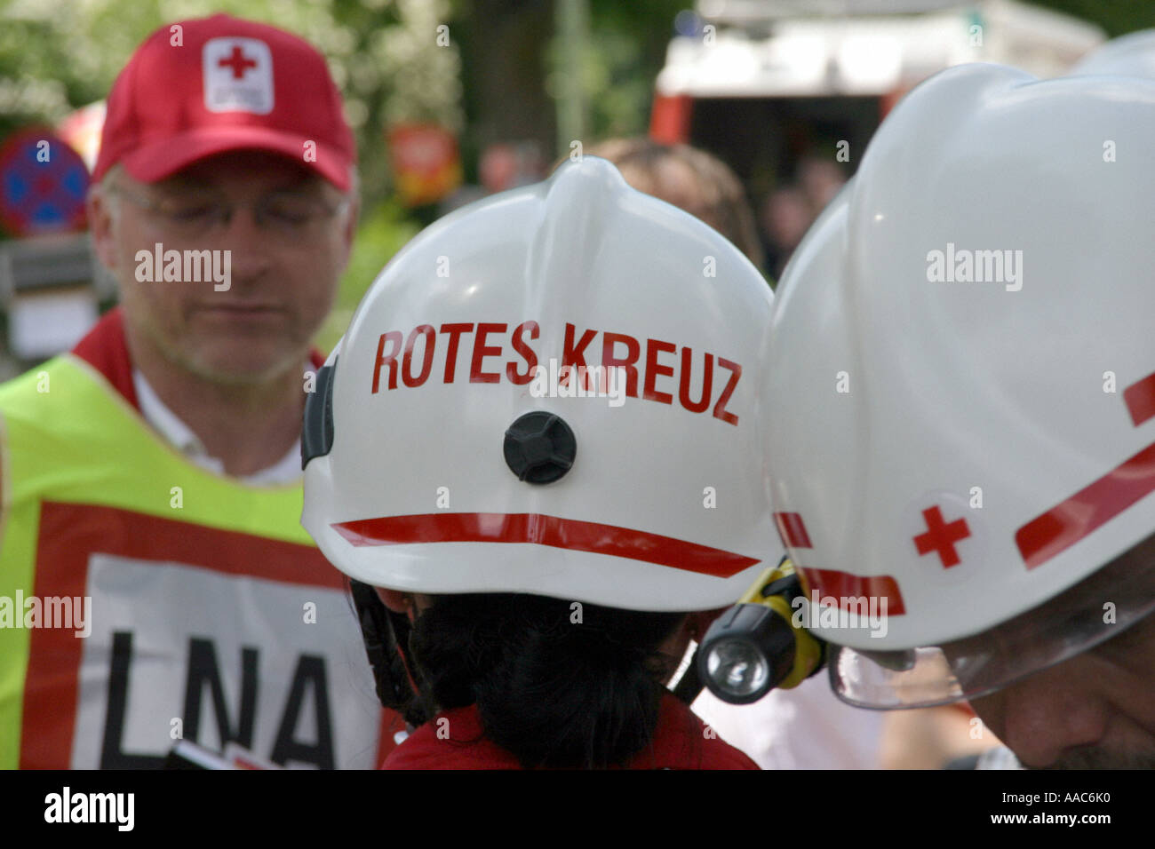 Austrian Red cross at mission Stock Photo - Alamy