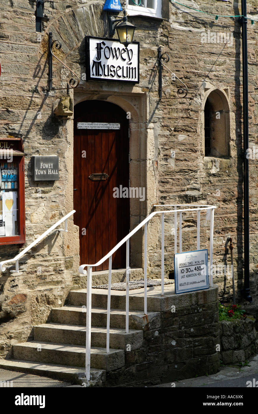 Fowey Museum, Cornwall, UK Stock Photo - Alamy