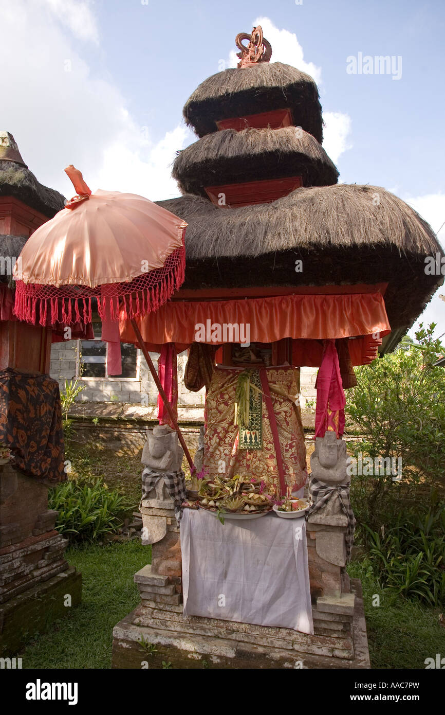 Meru shrine private house Bali Indonesia Stock Photo - Alamy