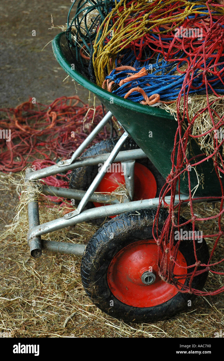 Wheelbarrow full straw hi-res stock photography and images - Alamy