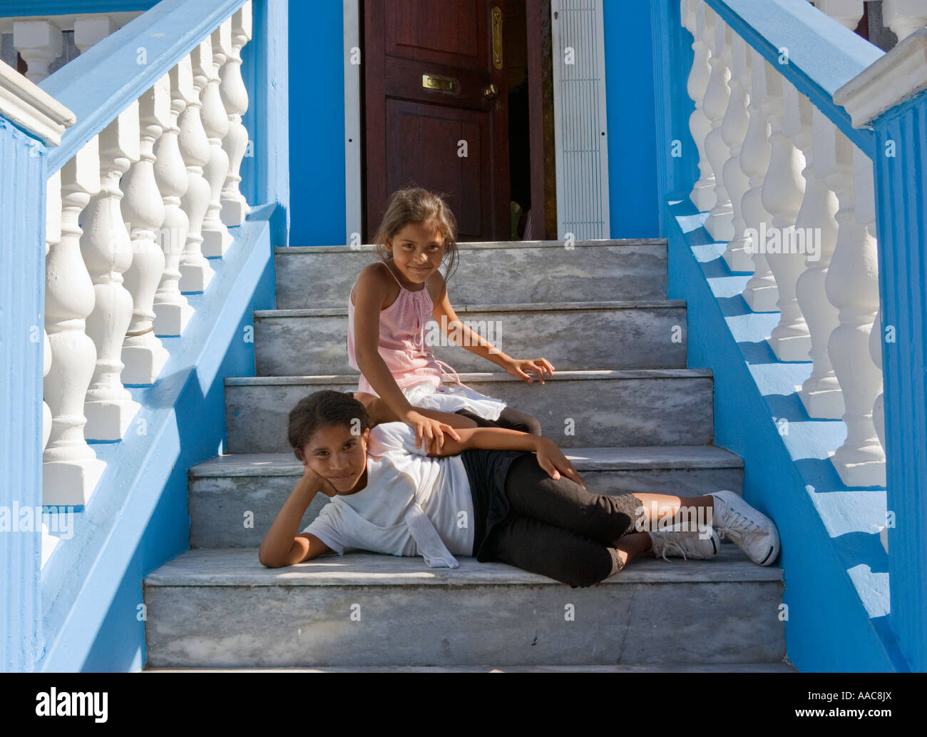two girls, Bo Kaap, Cape Town, South Africa Stock Photo - Alamy