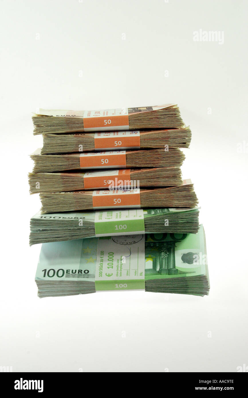 bunches of Euro Stock Photo - Alamy