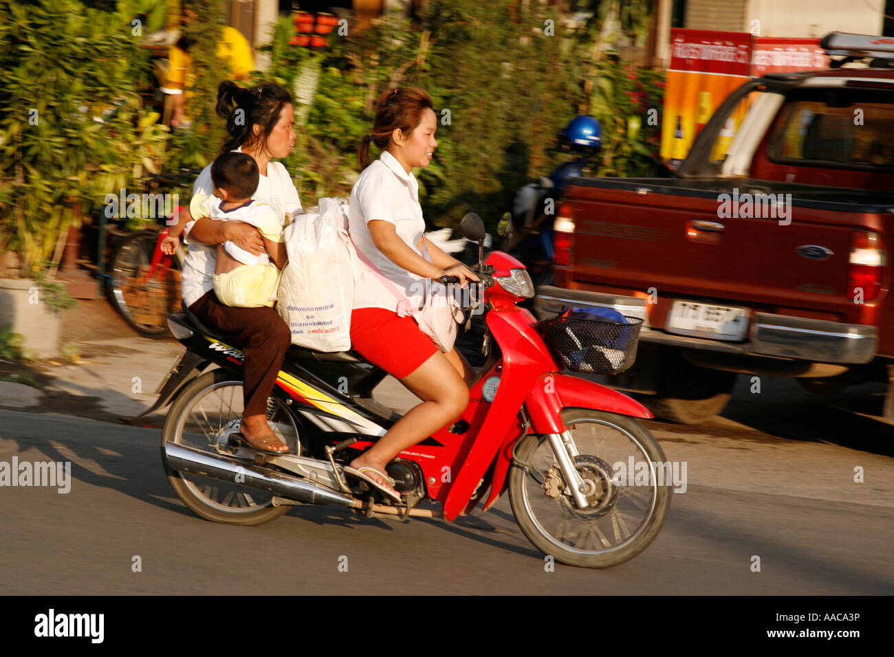 Thailand transport people overloaded hi-res stock photography and ...