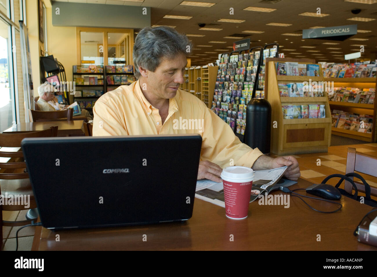 Middle aged man using hi-res stock photography and images - Alamy