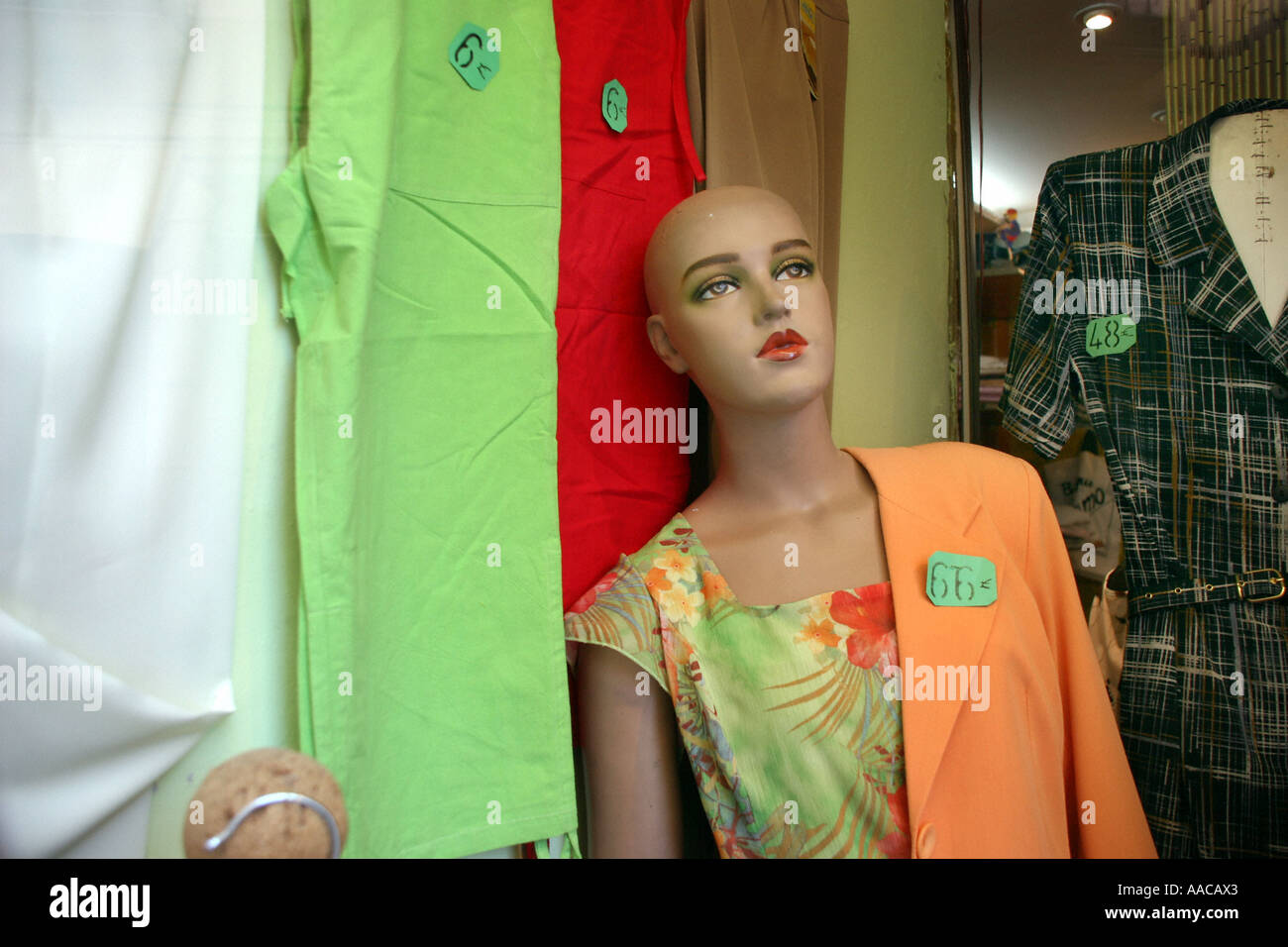 dummy in the display Stock Photo - Alamy