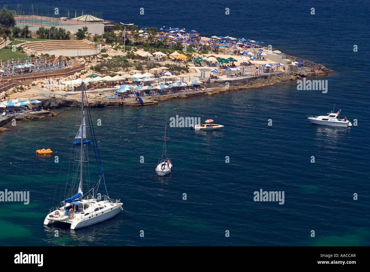 St george's bay malta hi-res stock photography and images - Alamy
