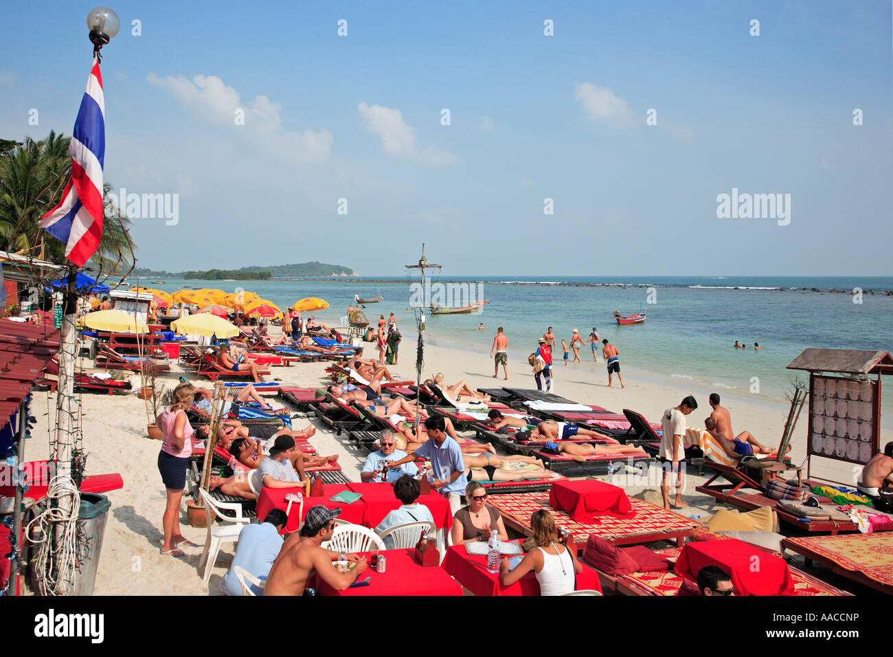 Chaweng beach Koh Samui Thailand Stock Photo - Alamy