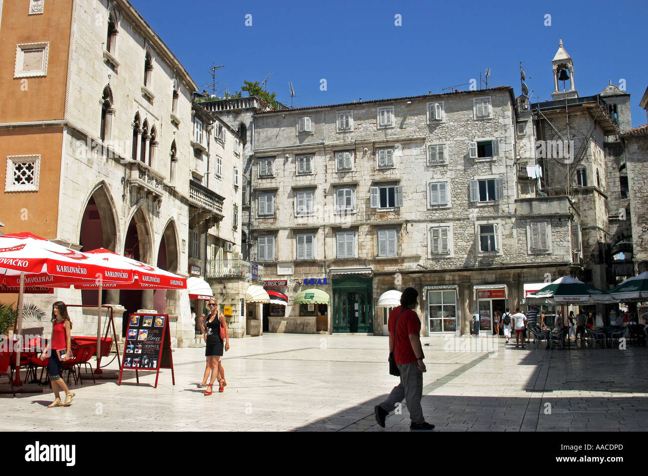 Old buildings in Split, Croatia 2006 Stock Photo - Alamy
