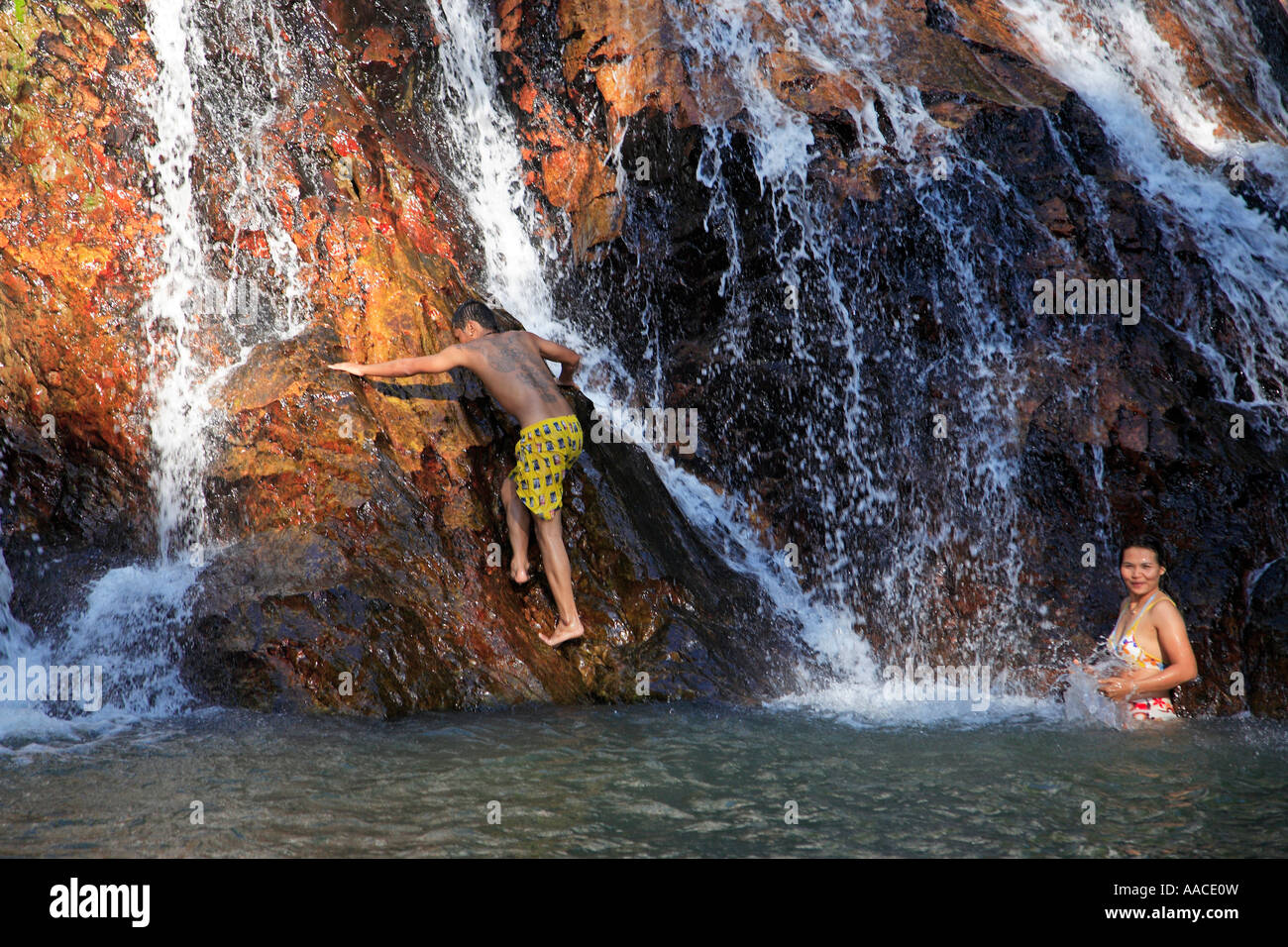 Na Muang 1 Waterfall Koh Samui Thailand Stock Photo - Alamy