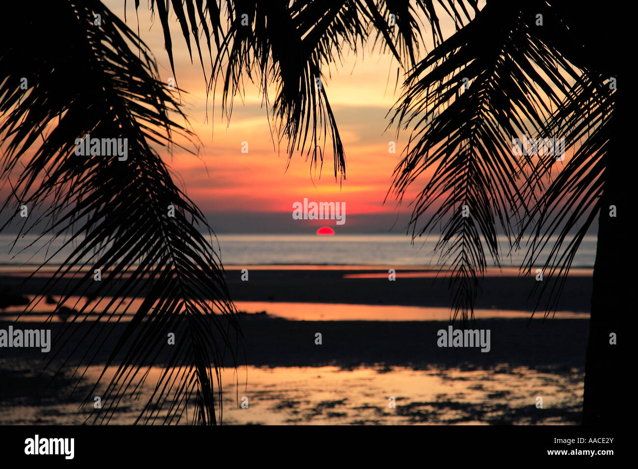 Nathon sunset Koh Samui Thailand Stock Photo - Alamy