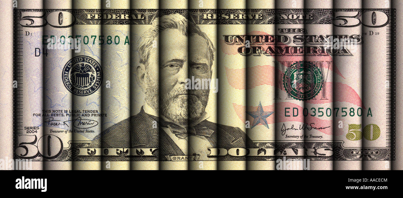 Fifty US Dollar bill Stock Photo - Alamy