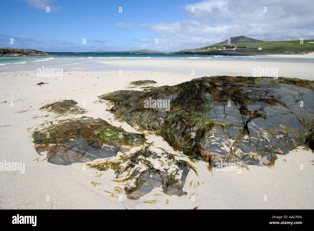 halaman beach atlantic coast isle of barra western isles scotland uk gb ...