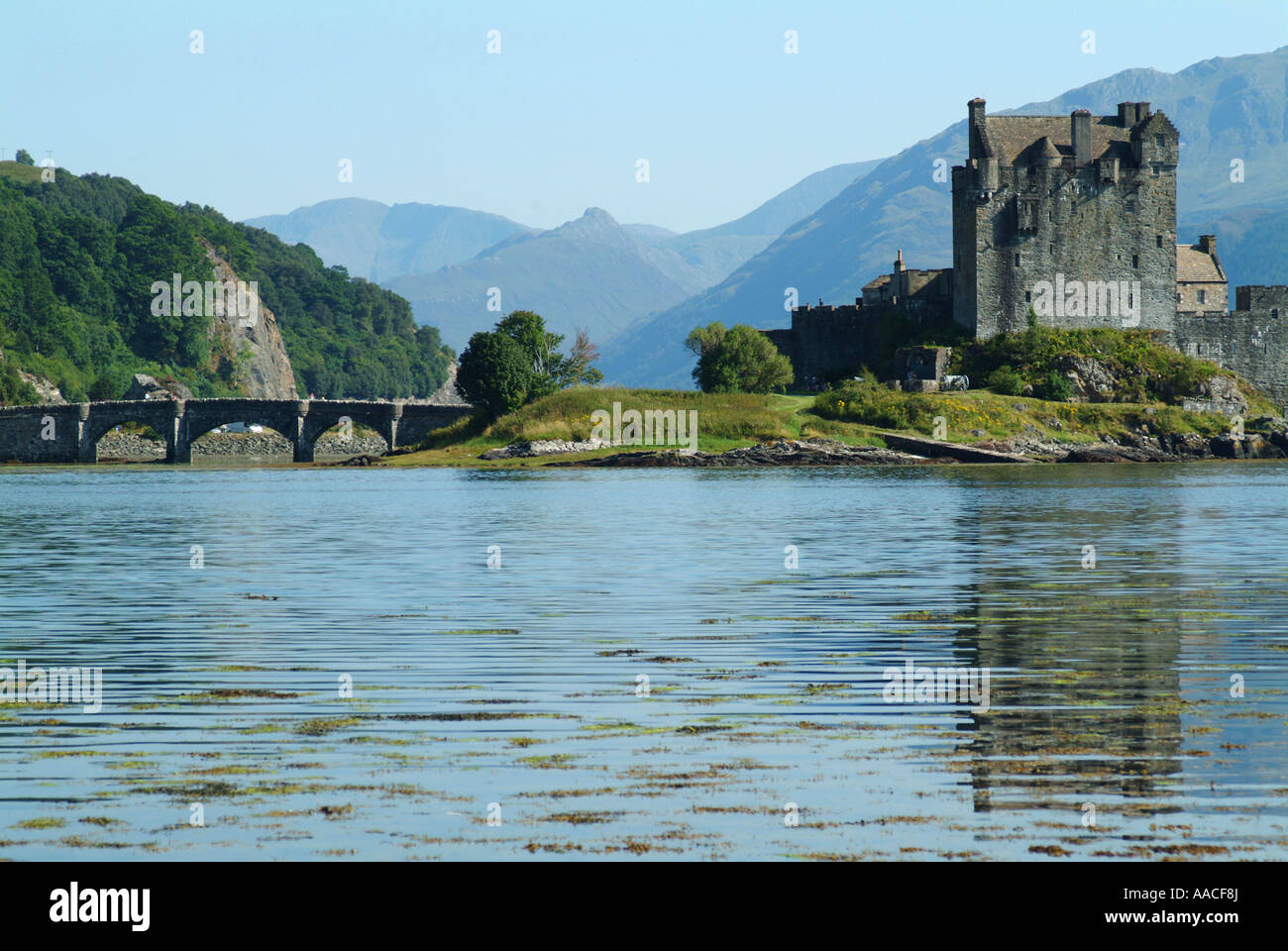 Eilean Donan castle Island of Donan Loch Duich western Highlands of ...