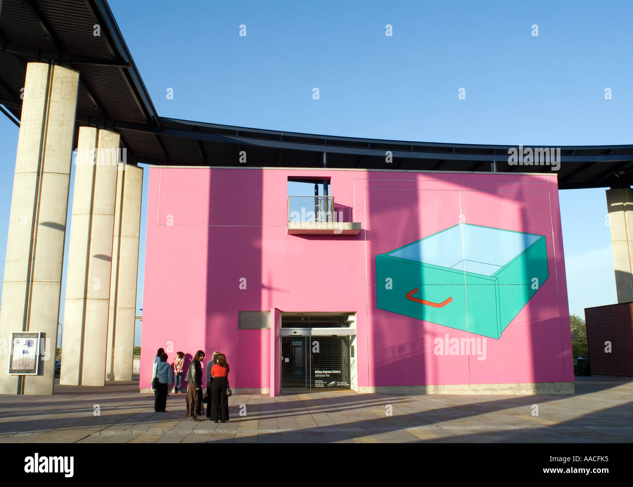 Xscape building in milton keynes town centre hi-res stock photography ...