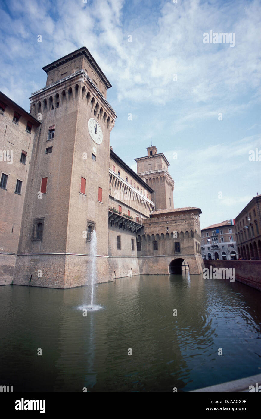 Este castle Ferrara Italy Stock Photo - Alamy
