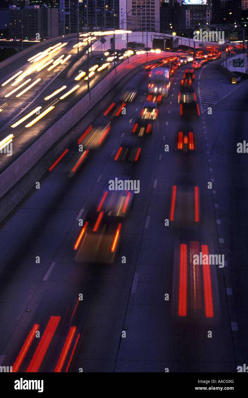 ROAD TRAFFIC ROUTE 76 INTERSTATE HIGHWAY PHILADELPHIA PENNSYLVANIA USA ...