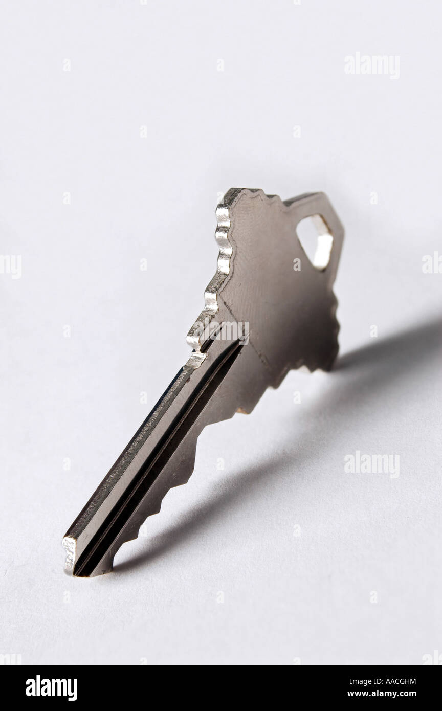 Single key standing up close up of a key Stock Photo - Alamy