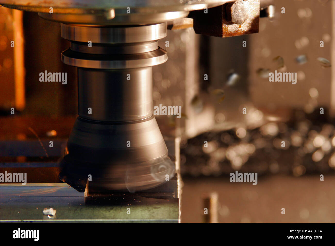 CNC milling of aluminium Stock Photo - Alamy