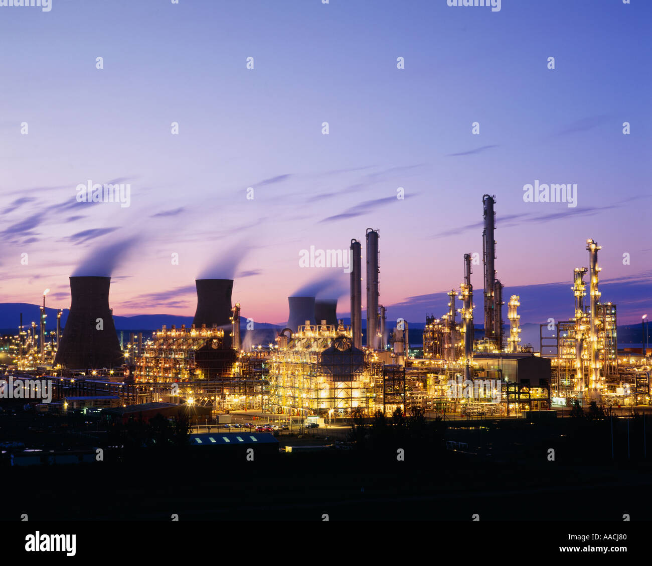 Petrochemical Complex Grangemouth Scotland Stock Photo - Alamy