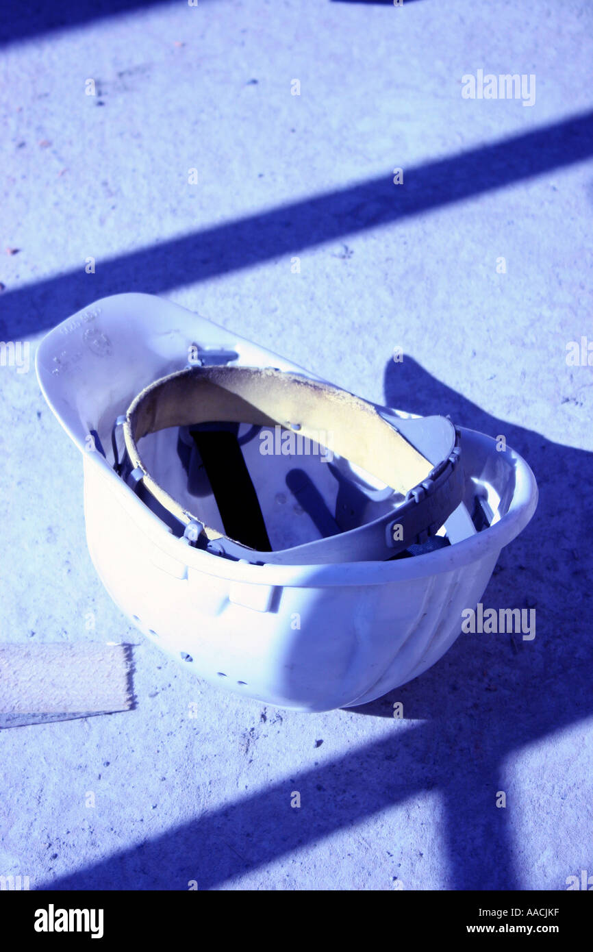 Construction site, helmet Stock Photo - Alamy